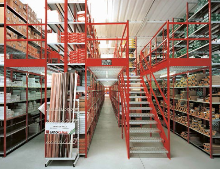 Archival and warehouse metal shelving systems